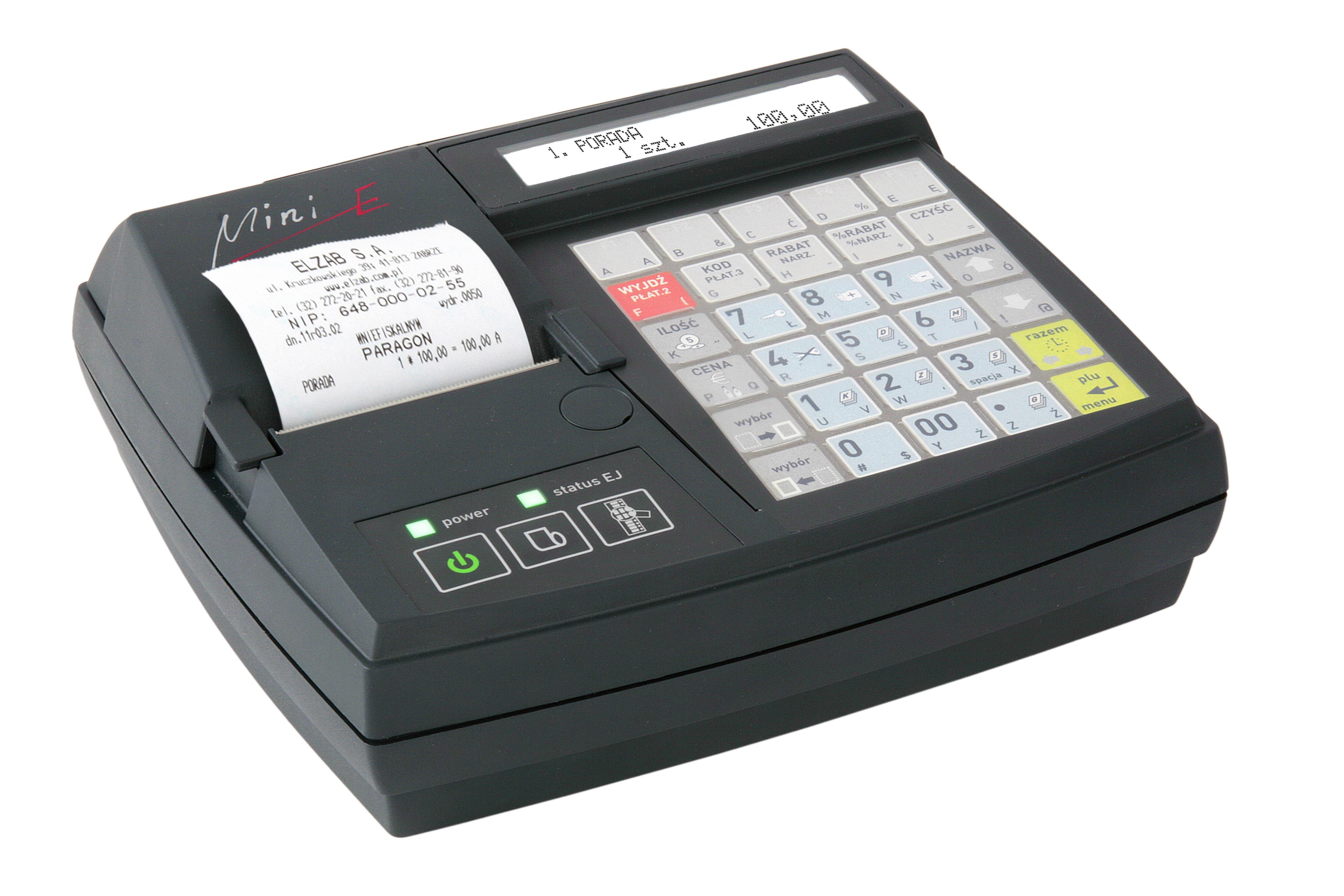 ELZAB Mini E - Kasy Fiskalne Częstochowa, Drukarki Fiskalne, Kasy ...